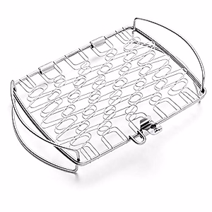 Weber 6470 Original Stainless Steel Fish Basket, Small (11.1 x 7.2 x 2)