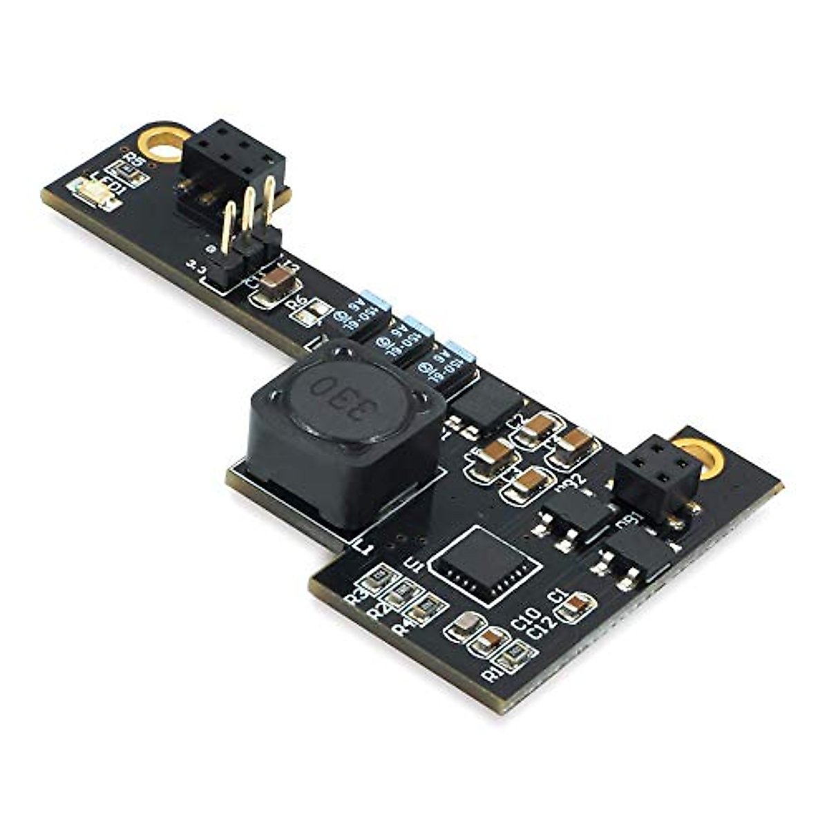 LoveRPi Power-Over-Ethernet (PoE) HAT Kit for Raspberry Pi 3 Model B+ with Black Case