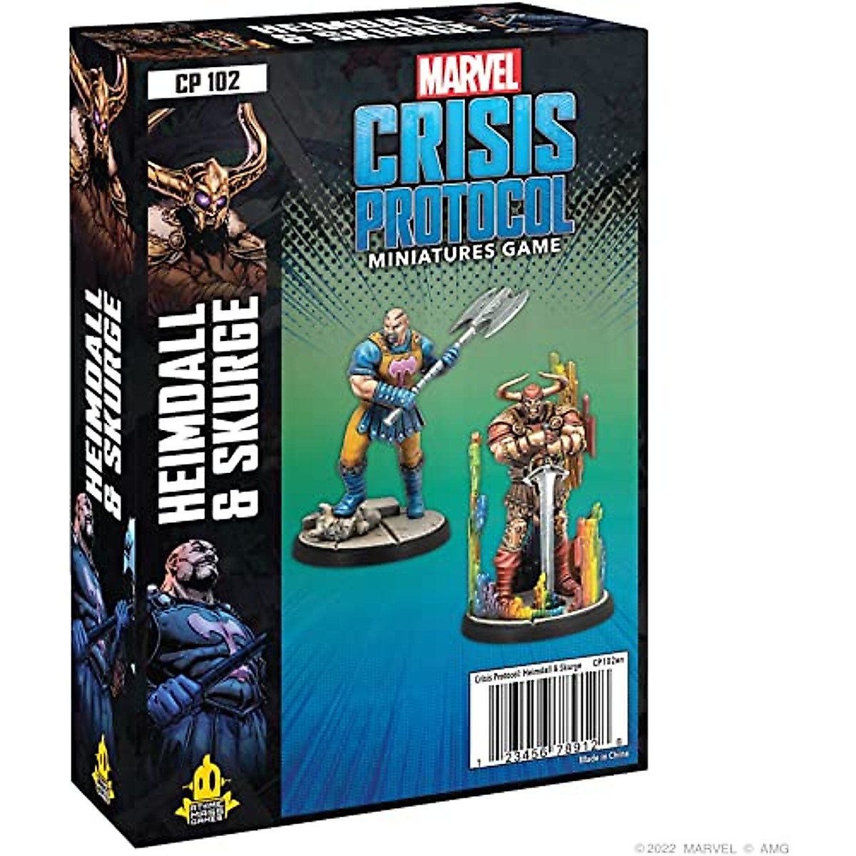 Atomic Mass Games Marvel: Crisis Protocol Heimdall & Skurge Character Pack - Guardians of Asgard Unite! Tabletop Superhero Game, Ages 14+, 2 Players, 90 Minute Playtime, Made