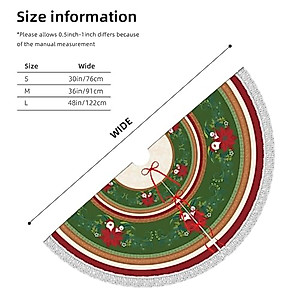 IJQRVJ Beach Sea,Merry Christmas Tree Skirt Lace-up,Blue Sea Background,Xmas Tree Skirt Rustic Christmas Decorations for Winter New Year Party Decor Indoor Outdoor,Blue,30in