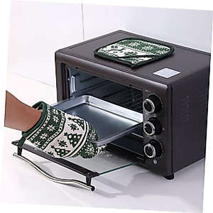 BESTOYARD 6 Sets Gloves Set Microwave Mitts Oven Mitts Grill Roasting Mitten Frying Mitten Microwave Glove Cooking Mitten Christmas Oven Mitts Cake Cloth Kitchen Supplies