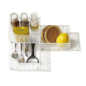 Like-It Bricks 90012 Storage Bin, Translucent White