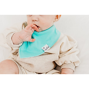 Copper Pearl Baby Bandana Bibs - 4 Pack Soft Cotton Baby Bibs for Drooling and Teething, Absorbent Drool Bibs for Baby Girl and Boy, Adjustable to Fit Newborns to Toddlers, Tons of Styles (Westyn)