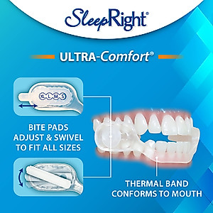 SleepRight Ultra-Comfort Dental Guard Mouth Guard to Prevent Teeth Grinding - No Boil - Extra Strong