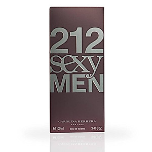 Carolina Herrera 212 Sexy Eau De Toilette Spray for Men, 3.4 Ounce