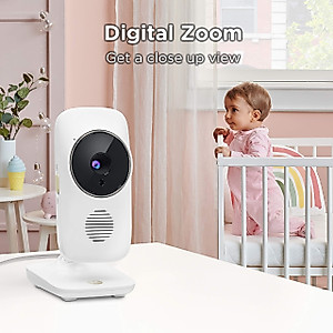 Motorola MBP844CONNECT Wireless WiFi Video Baby Monitor - 5-Inch HD Color Screen, 2-Way Talk Communication - Sound, Motion, Temperature Alert - Digital Zoom, Night Vision, 5 Lullabies - 1000ft Range