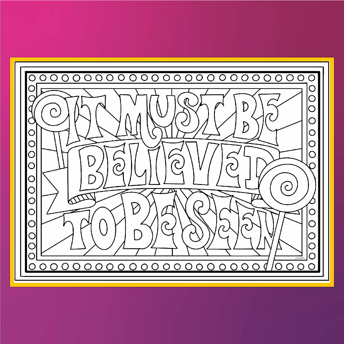 Coloring Broadway - Charlie and The Chocolate Factory Inspired Coloring Pages (Set of 4) “Pure Imagination” Collection, Broadway Musical Merchandise, Ideal Gift for a Broadway Theater Lover