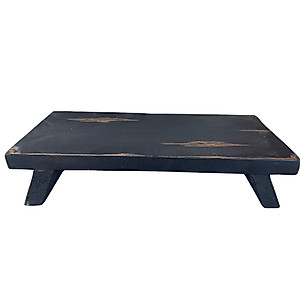 Red Fox Primitives Rustic Wooden Table Riser to Elevate Your Home Decor Style - Use as a Fancy Centerpiece on Countertops, Kitchen Islands, or Dining Tables - Handmade - Solid & Sturdy - in 2 Colors