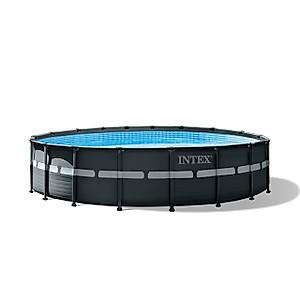 INTEX 26329EH Ultra XTR Deluxe Above Ground Swimming Pool Set: 18ft x 52in – Includes 2100 GPH Cartridge Sand Filter Pump – SuperTough Puncture Resistant – Rust Resistant – Easy to Assemble