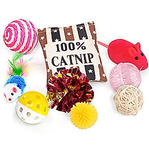 Highland Farms Select Cat Toys Variety Pack for Kitty 20 Pieces & Pet Gifts for Christmas