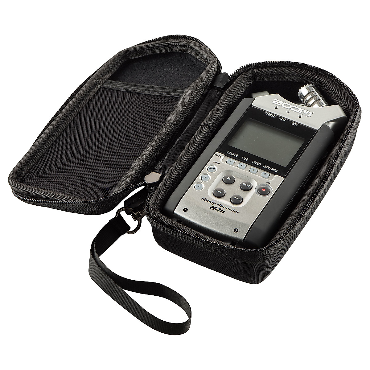 Hard Case Fits Zoom H4N PRO/PRO 4. & DR-40X Digital Multitrack Recorder or TASCAM DR-40 4-Track/Tascam DR-07X Portable Digital Recorder | Carrying Storage Travel Bag Protective Pouch