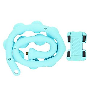 Mikikit Wall Flexible Home Holder,Lazy Tile, Stand Mount Desk for Support, Cup Sky- Blue Support Living Stents Clamp Motorcycle Worm Suction,Suction Kitchen Phone Room Sky-Blue Pillar