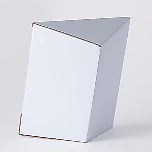 Realme Non-Reversing Cosmetic Stand Mirror, True Reflection, Vanity Makeup Mirror, 9" Non-Magnifying Desk Mirror, Rectangular Tabletop Mirror (Essential Edition) (Green Gray)