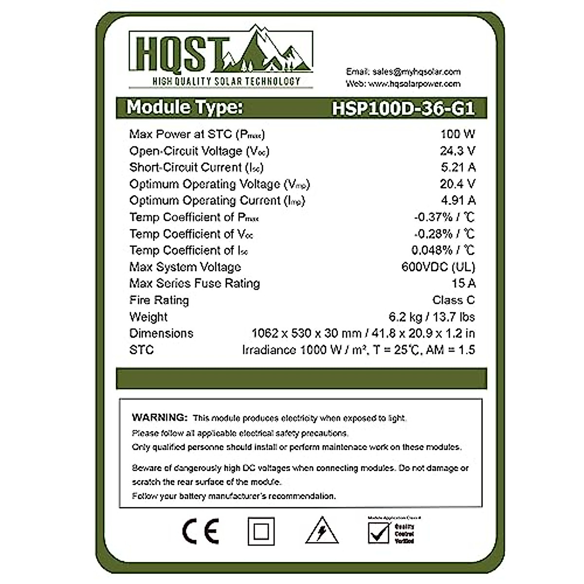 HQST 4PCS 9BB Cell 100W Solar Panel 12V 400 Watt Monocrystalline Solar Panels High-Efficiency Module for RVs Motorhomes Cabins Marine Boat Off-Grid