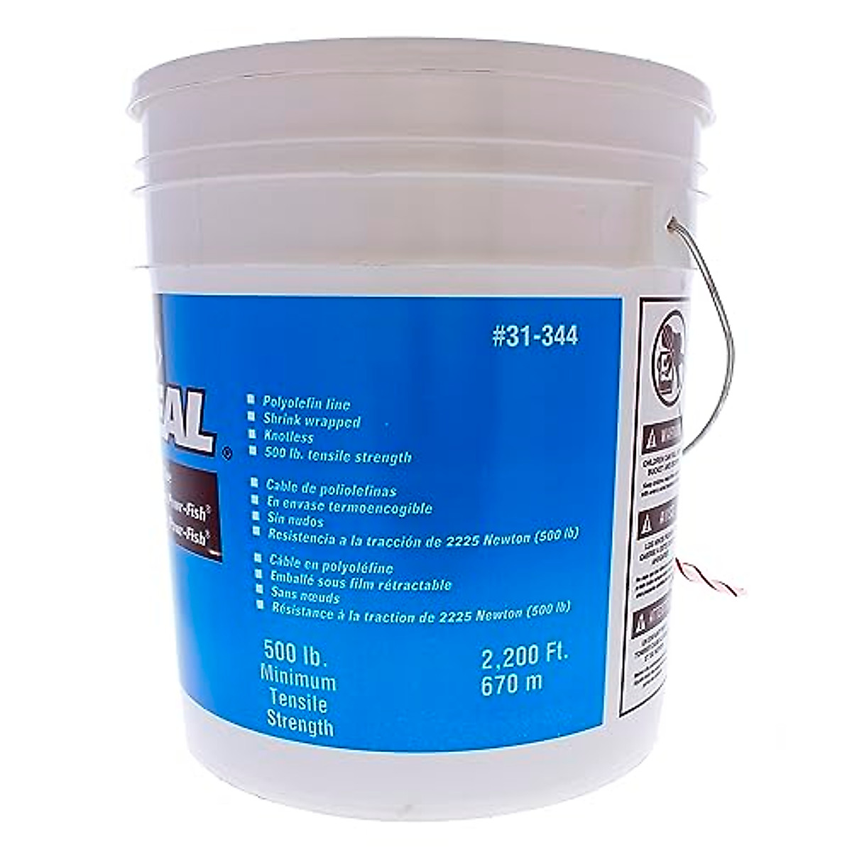 IDEAL Electrical 31-344 Powr-Fish Pull-Line 2,200 ft. Bucket