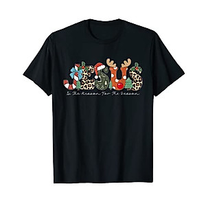 Christian Jesus The Reason Christmas Stocking Stuffer T-Shirt