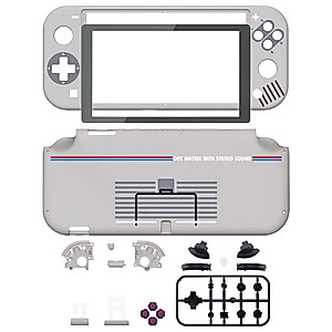 eXtremeRate Classic 1989 GB DMG-01 Style DIY Replacement Shell for Nintendo Switch Lite, NSL Handheld Controller Housing with Screen Protector, Custom Case Cover for Nintendo Switch Lite