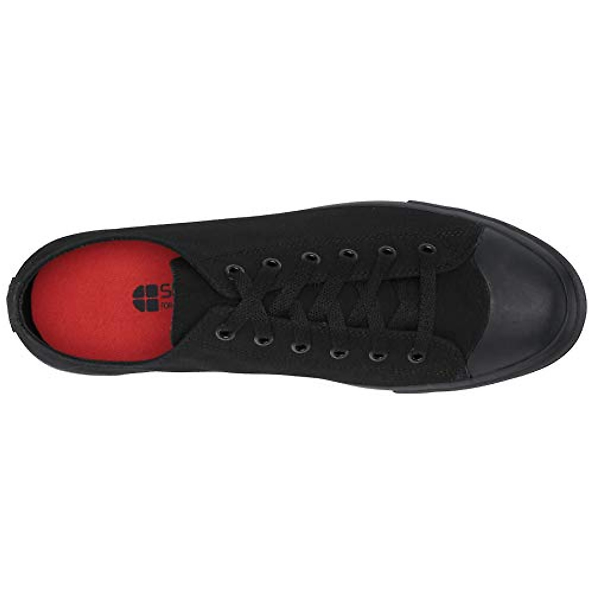 Shoes for Crews Delray, Men's, Women's, Unisex Canvas Work Shoes, Slip Resistant, Water Resistant, Black, Men's 12 / Women's 13.5