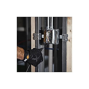 Klein Tools 40233 Wire Pulling Gloves, Extra Grip Work Gloves with Thumb Reinforcements and Grip Patches on Palm and Fingertips, Large