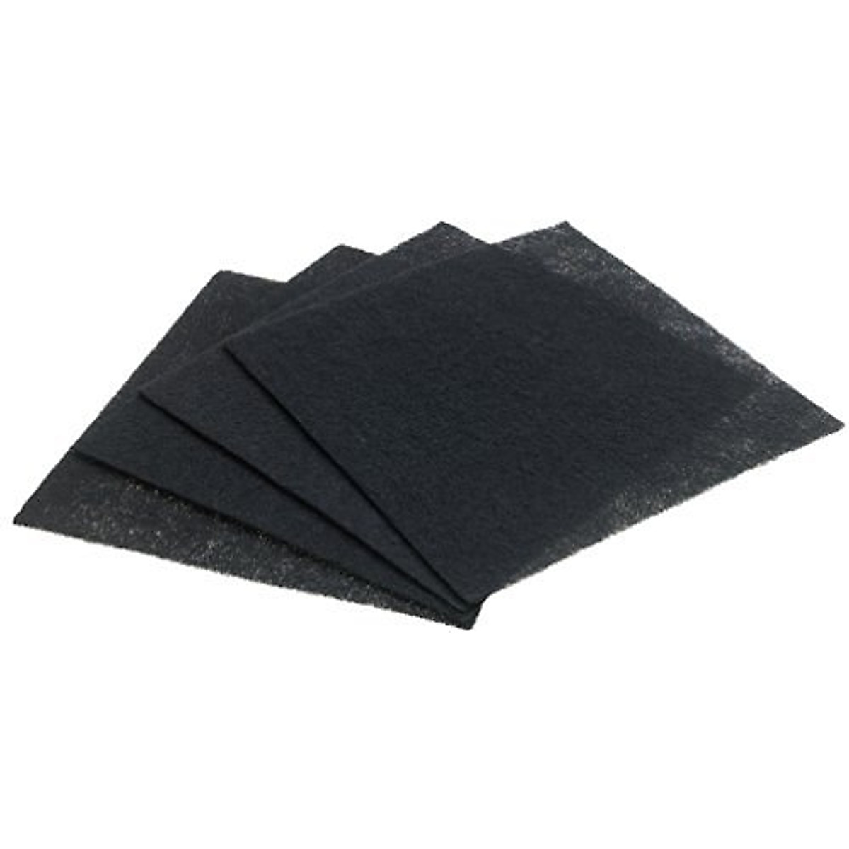 CFS – Pack of 4, Activated Carbon Pad Compatible with AQS 15 Models – Fresh & Filtered Air for Indoor, and Home – Carbon Air Filter Sheet – Black