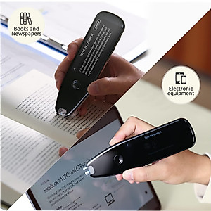 Pen Scanner and Reader,Smartpen,Real Time Book Reader Scanning Pen with LCD Touchscreen, 112 Language Digital Reader Pen Voice Language Translator Device, Speech and Scan to Translate
