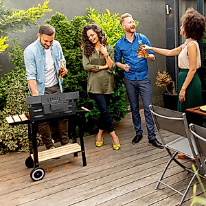 Rear Grease Catcher for Blackstone Griddle 36''/28''/22''/17'', Innovative Pull-out Grease Gate Large Capacity Drip Pans Grease Trap Upgrade Integrated Drainage Funnel Cup for Blackstone Accessories