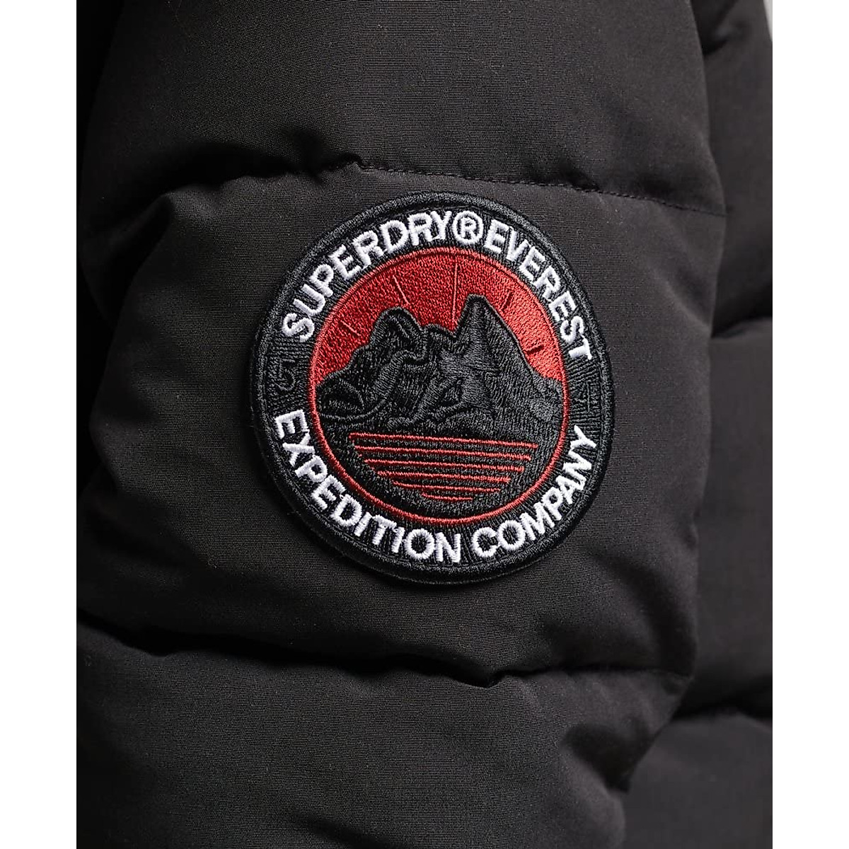 Superdry Womens Everest Bomber Jacket, Zip And Popper Fastening Black Size 12