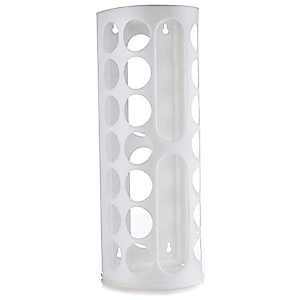 Grocery Bag Storage Holder - This Large Capacity Bag Dispenser Will Neatly Store Plastic Shopping Bags and Keep Them Handy for Reuse. Access Holes Make Adding or Retrieving Bags Simple and Convenient.