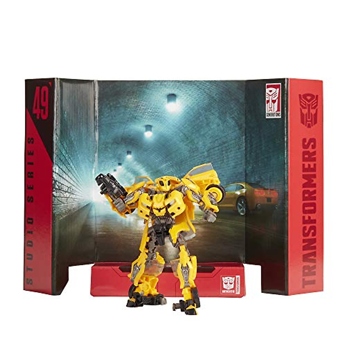 Transformers Toys Studio Series 49 Deluxe Class Movie 1 Bumblebee Action Figure - Kids Ages 8 & Up, 4.5" (Amazon Exclusive)
