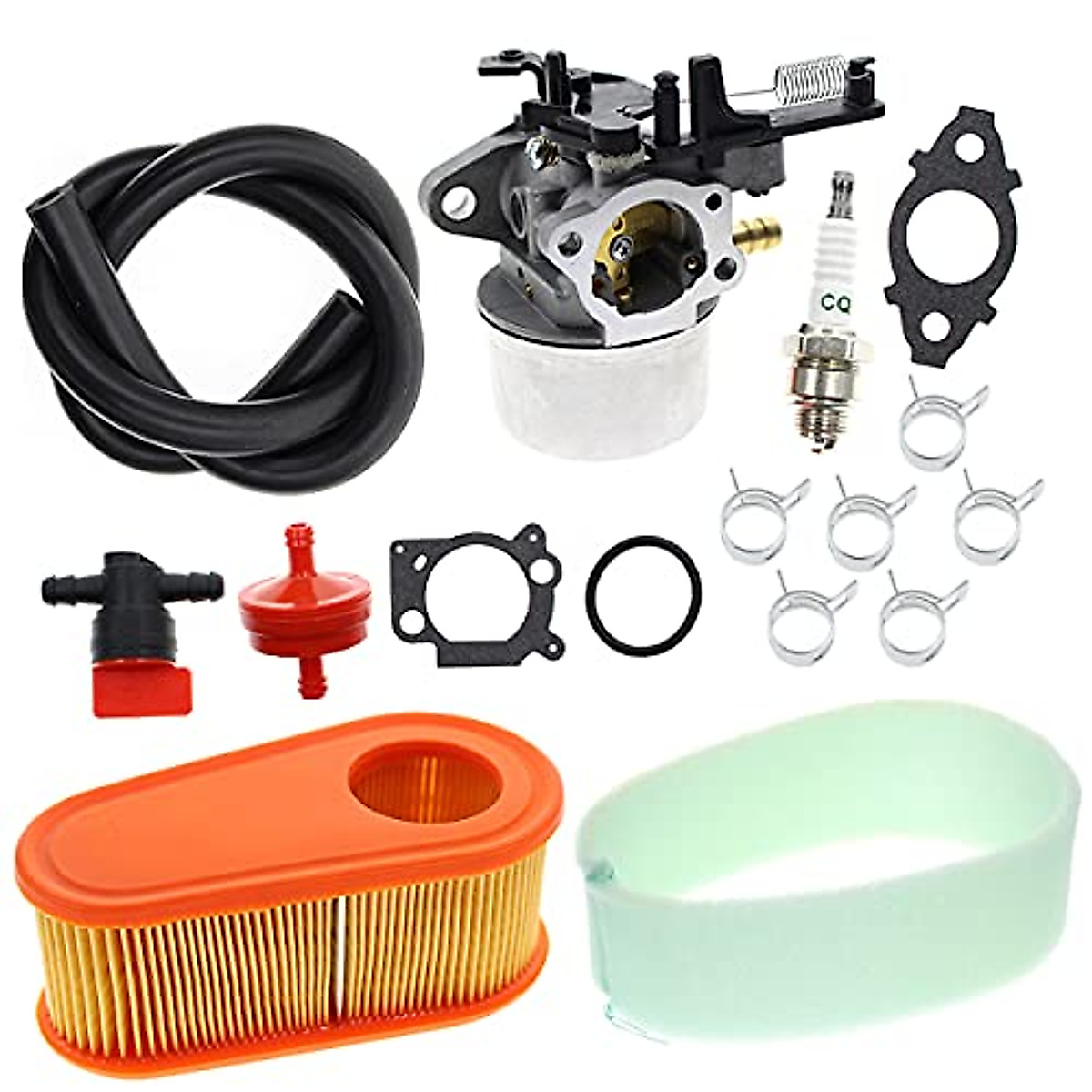 Carbhub 591137 Carburetor for Briggs and Stratton 591137 590948 775EX Lawn Mower Engine Carb 795066 796254 with Air Filter - 590948 775EX Carb