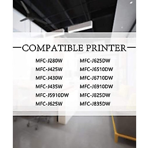 Smart Gadget Compatible Ink Cartridge Replacement Brother LC 75XL LC75XL LC75 Use with Black Cyan Magenta Yellow