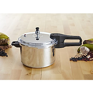 IMUSA 7 Quart Stovetop Aluminum Pressure Cooker with Safely Valve