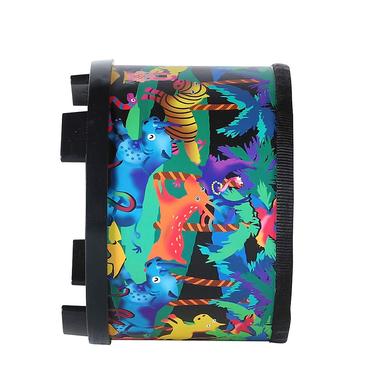 Ubblove Floor Tom Drum for Kids 8 inch Percussion Instrument Music Drum with 2 Mallets for Baby Children Special Christmas Birthday Gift, Black