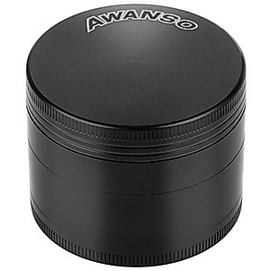 AWANSO Grinder, 2" Grinder (Black)