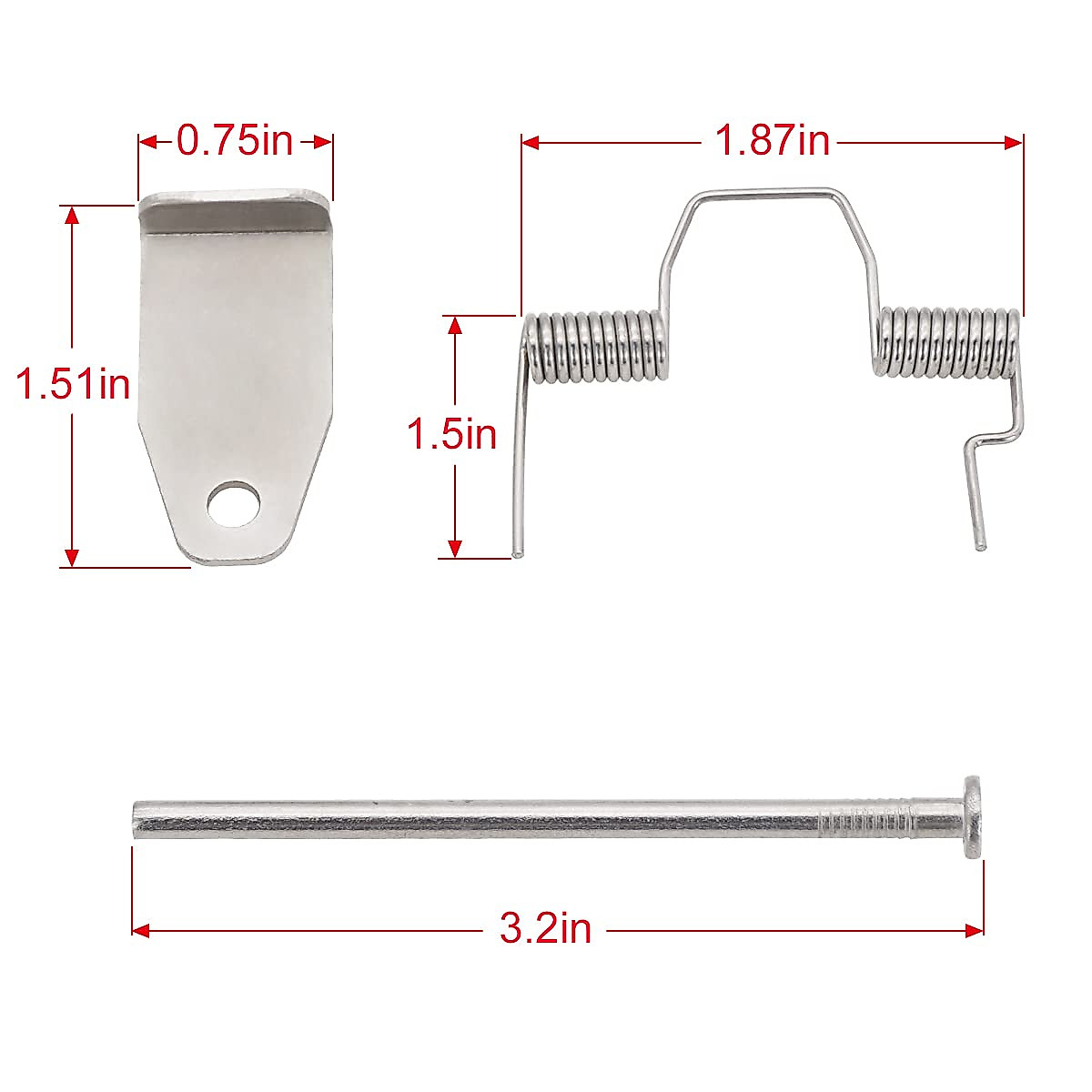 8201756 W10823377 Door Chute Compatible with Whirlpool Refrigerator Replaces 1164531, AP3872692, PS990120