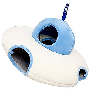 POPETPOP Small Animals House Pet Hamster Hanging Bed House Hammock Cage Nest Winter Warm for Guinea Pig Hedgehog Chinchilla L