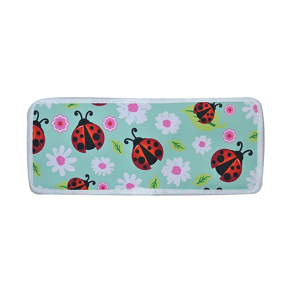 NGIL Utility Water Resistant Tote Bag, Top Zipper Closure, Perfect Gifts for Working Women, Nurses, Gym bag (Lady Bug-Black)