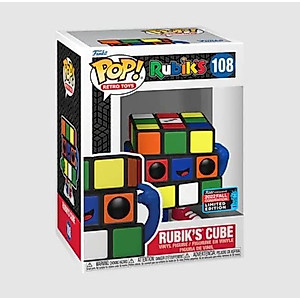 Funko Pop! Retro Toys: 2022 Rubik's Cube Convention Exclusive Puzzle Cube Vinyl Multicolor Figure #108