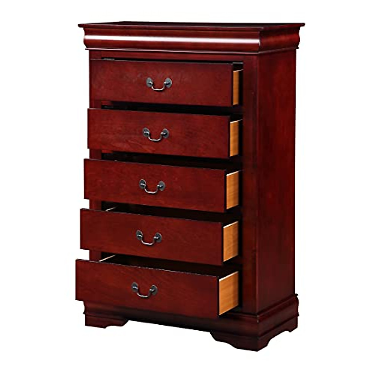 ACME Furniture Louis Philippe Chest, Cherry, One Size