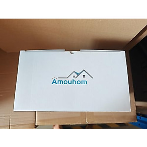 Amouhom Table Lamp, 18W Touch Lamp Alarm Clock with Wireless Charging Wake-Up Light, Digital Sonic 10W Max Qi Charger Nightstand Reading Lamps for Bedside, Reading, Home, Office