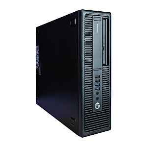 HP EliteDesk 800G1 Small RGB Desktop Computer (SFF) | Quad Core Intel i5 (3.20GHz) | 16GB DDR3 RAM | 240GB SSD Solid State | Windows 10 Pro | RGB Mouse + Keyboard (Renewed)
