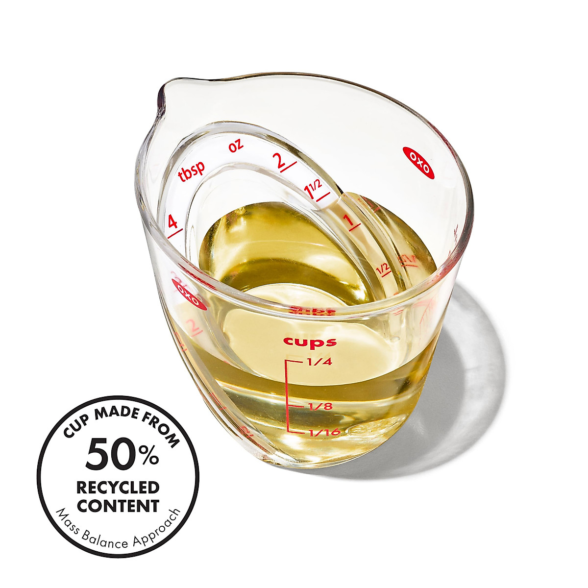 OXO Good Grips Mini Angled Measuring Cup, 2 Oz capacity