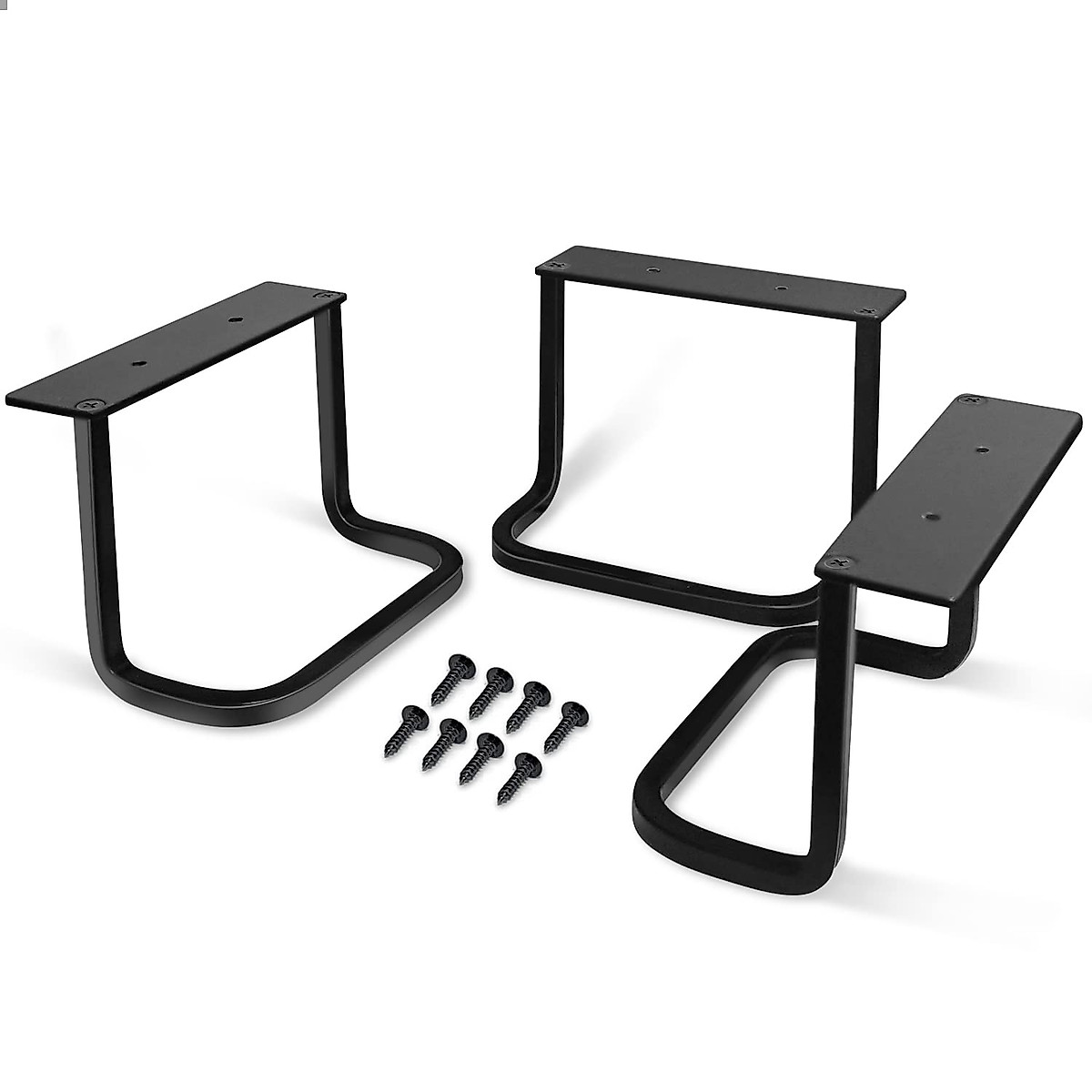 Under Desk Laptop Mount, Under Desk Shelf Bracket Compatible with Devices Tall Maximum 2.7”, Aluminum Under Desk Laptop Holder Stand Tray for Laptop, MacBook, Keyboard, Modem, Playstation 4 & More