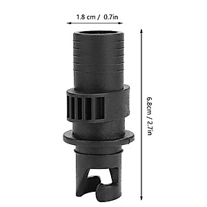 Air Valve,Air Valve Adapter Inflatable Boat Foot Pump Hose Adapter Valve Adapter for Fishing Boat Kayak