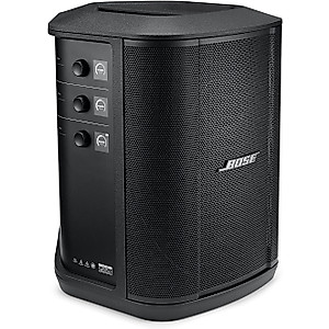 Bose S1 Pro Bluetooth Speaker System Bundle with Battery, Shure PGA48 Microphone, 15ft XLR Audio Cable (6 items)