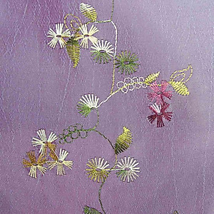 kilofly Embroidered Silk Jacquard Travel Bag, Lingerie & Shoes, Value Set of 2