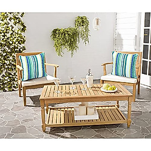 Maphissus 2 PCS Outdoor Throw Pillows Included Inserts,18x18 Inches Green Striped Square Pillows,Waterproof Stuffed Pillow for Patio Garden Bench Furniture