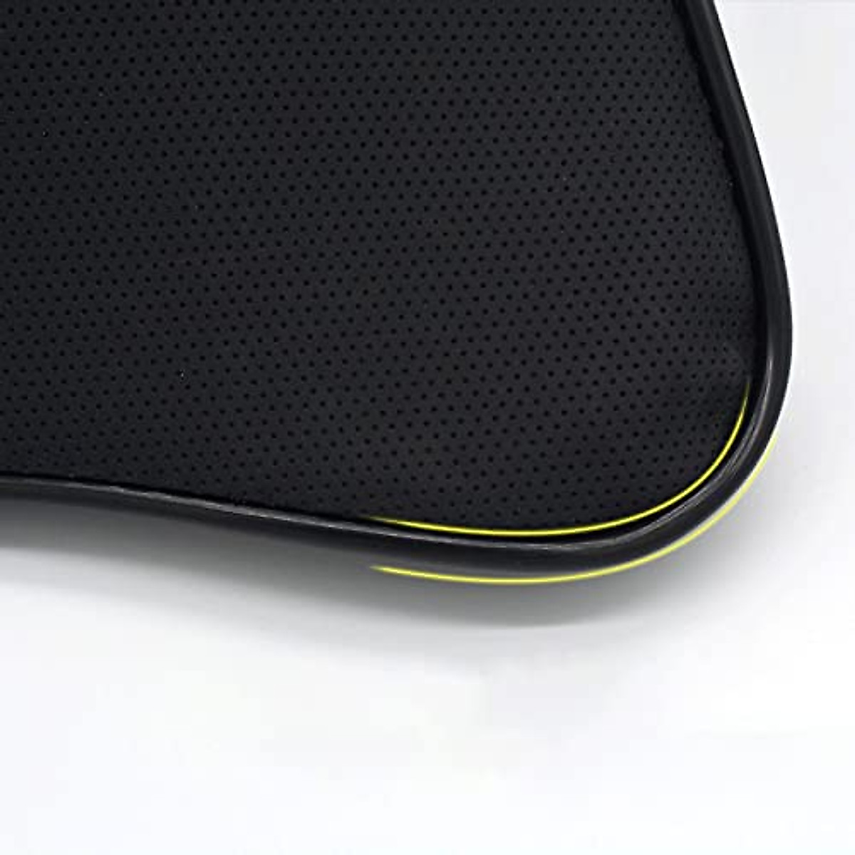 SPICLY Lumbar Pillow PU Leather Car Neck Pillow Car Seat Head Support Car Lumbar Pillow Relief Driving Car Lumbar Pad (Color : Brown)