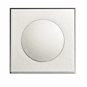 2 Pcs Pipe Wall Covers,Wall Split Flange,Wall ​Hole Decorative Cover,Wall Split Square Escutcheon Plate ABS Plastics Self-Adhesive Pipe Plate Covers,(50mm)