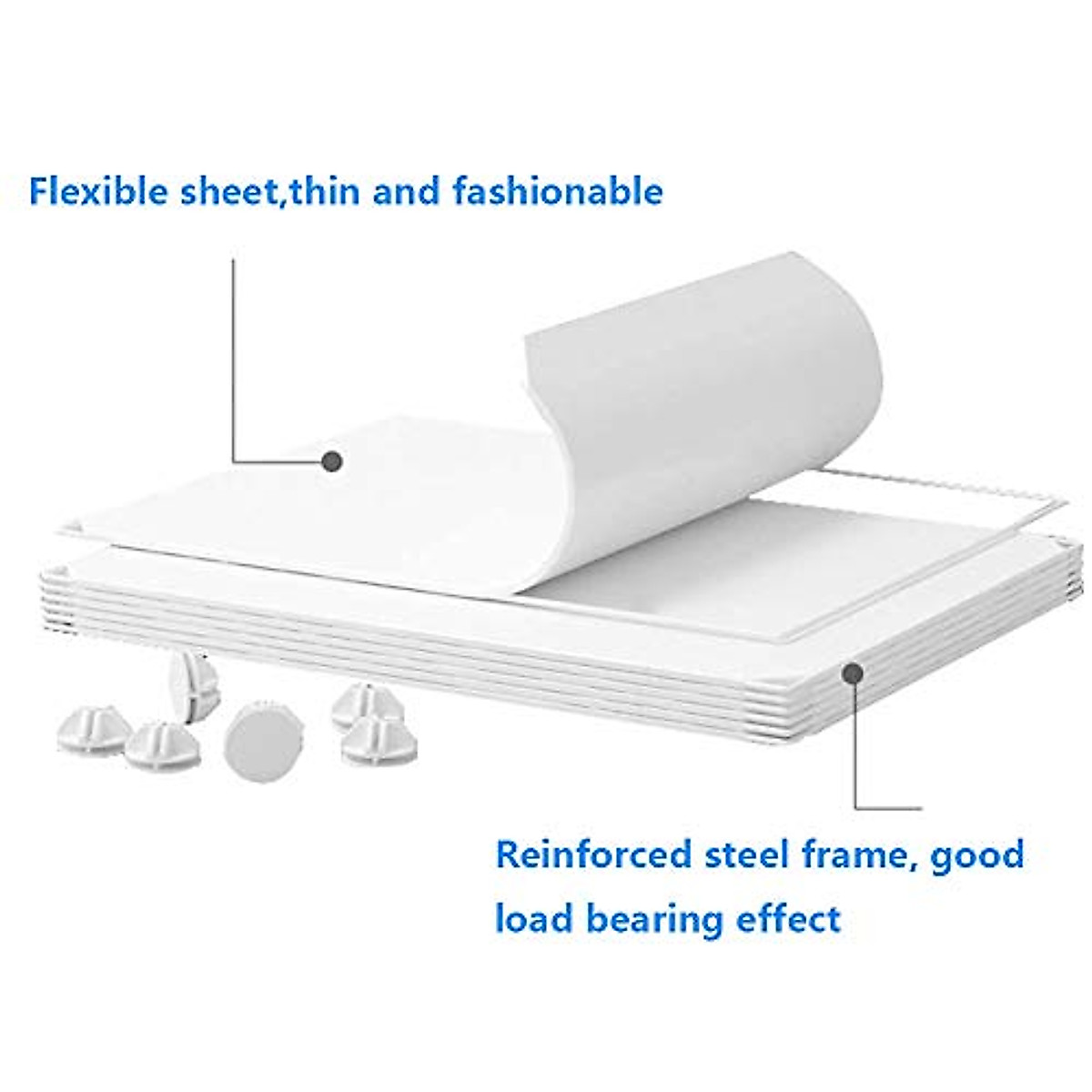 ZYQDRZ Transparent Insulating Board Protective Partition, Baffle Folding Transparent Desk, No Nails and No Drilling, Suitable for Restaurants, Restaurants, Desks,Clear,463636cm